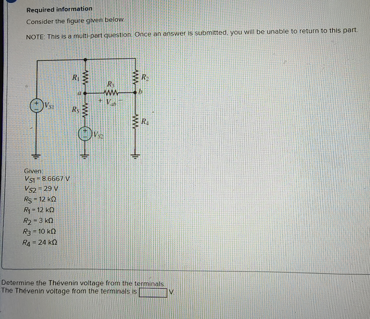 Solved Required informationConsider the figure given | Chegg.com