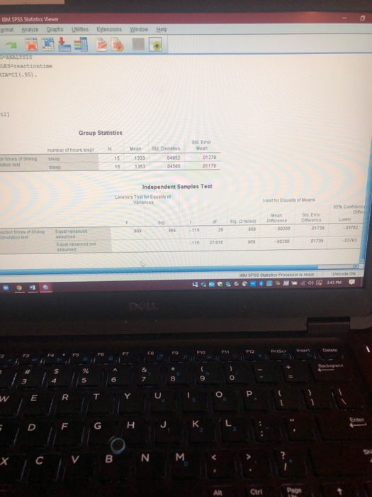 Solved Based off this SPSS output, along with the t values | Chegg.com