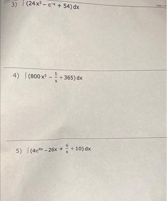 Solved Check Each Anti Derivative As Shown In Module