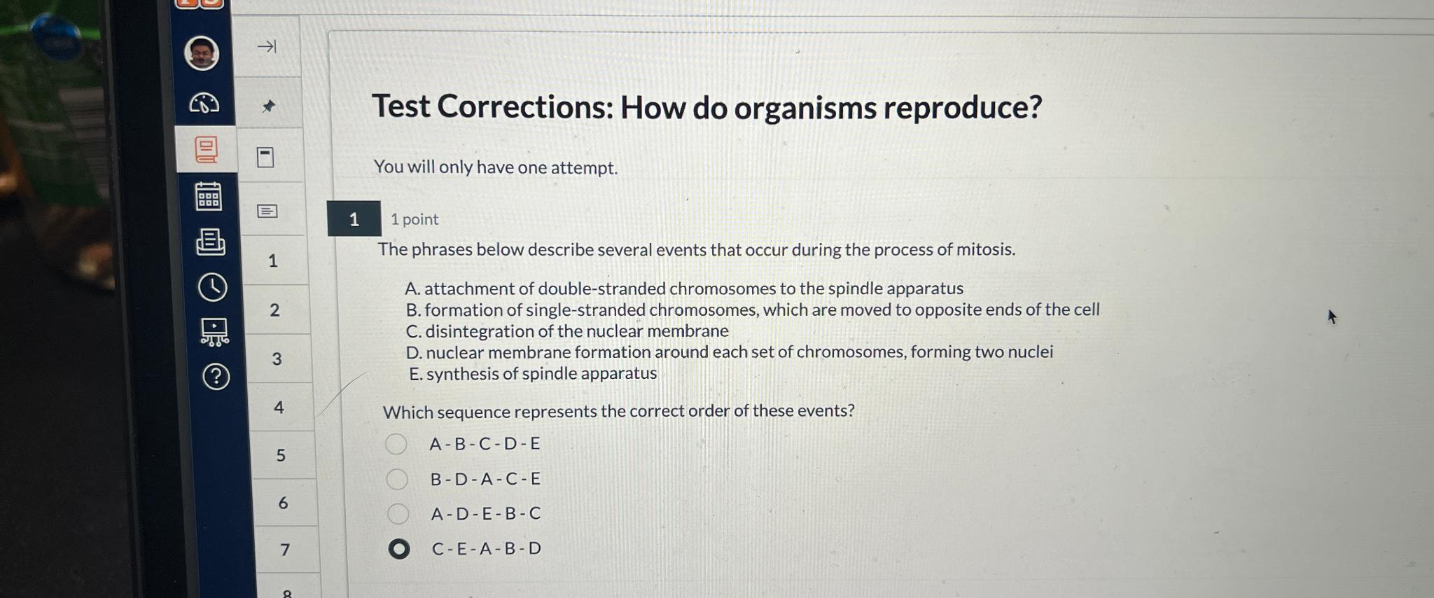 Solved Test Corrections: How do organisms reproduce?You will | Chegg.com