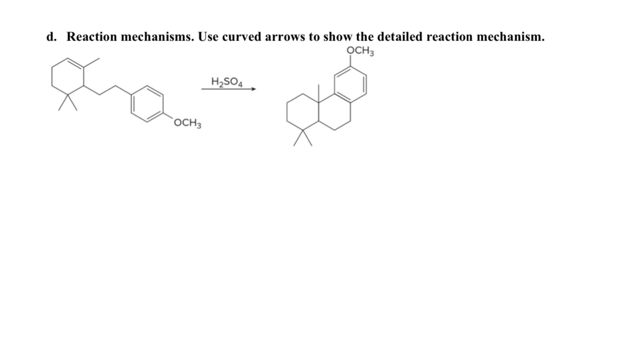 Solved Reaction mechanisms. Use curved arrows to show the | Chegg.com