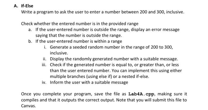 Solved If-Else Write a program to ask the user to enter a | Chegg.com