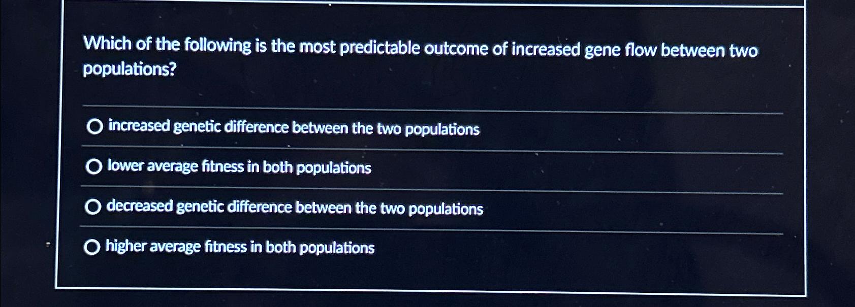 Solved Which of the following is the most predictable | Chegg.com