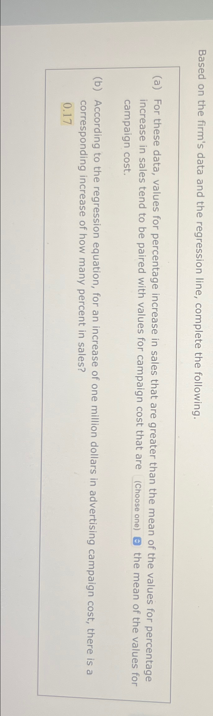 Solved advertising firm wishes to demonstrate to its clients | Chegg.com