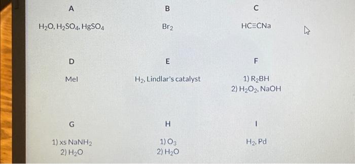 Solved Identify reagents that can be used to achieve the | Chegg.com