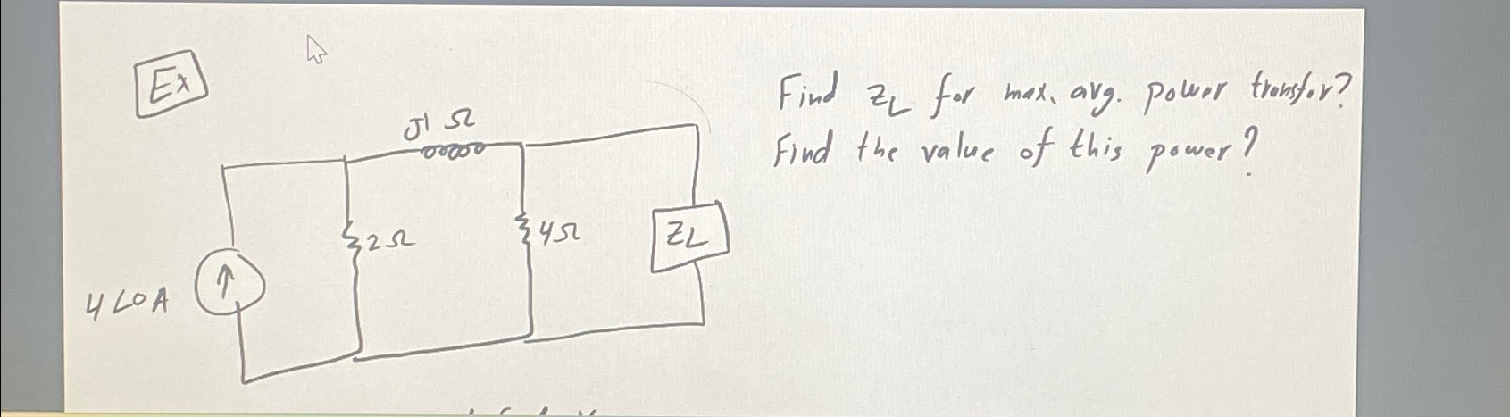 Solved Find zL ﻿for max, avg. power tronsfor? Find the value | Chegg.com