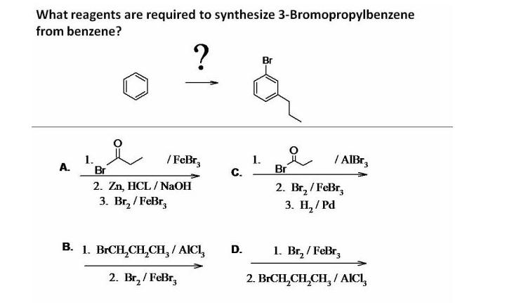Solved What reagents are required to synthesize | Chegg.com