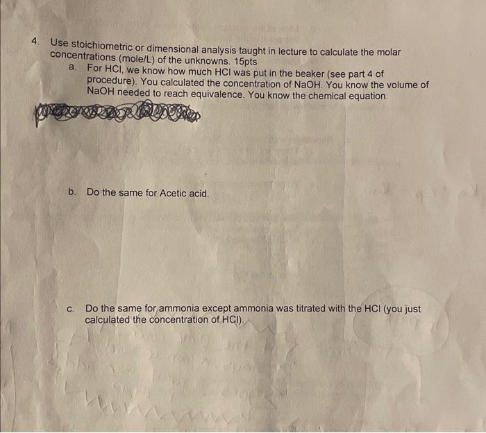 Solved Can somone please help me with 2C and 4 A,B and C? | Chegg.com