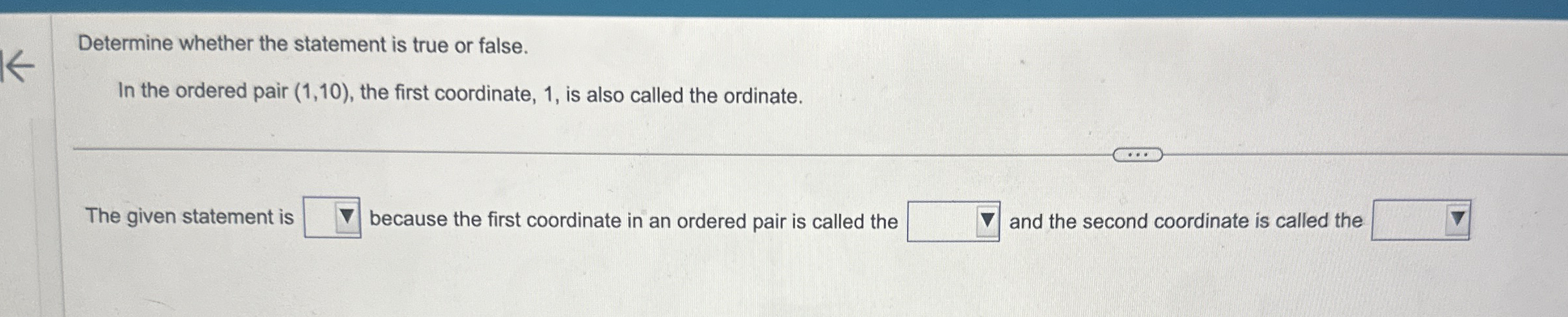 Solved Determine whether the statement is true or false.In | Chegg.com