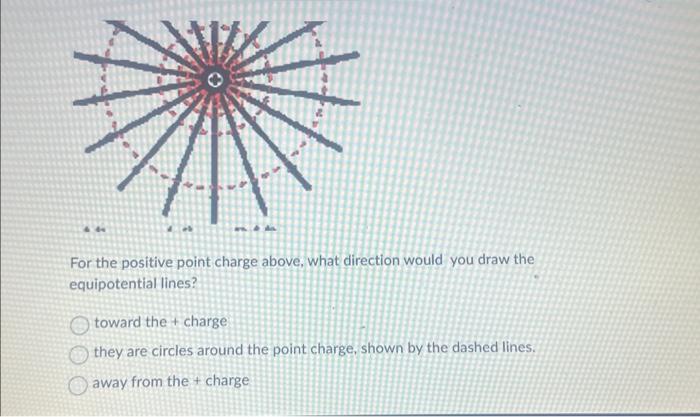 Solved For the positive point charge above, what direction | Chegg.com