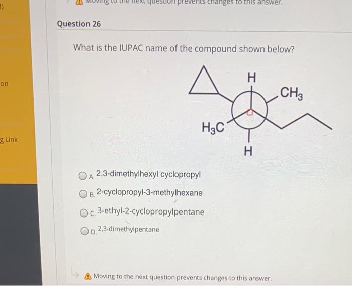 Solved 5) prevents changes to this answer. Question 26 What | Chegg.com