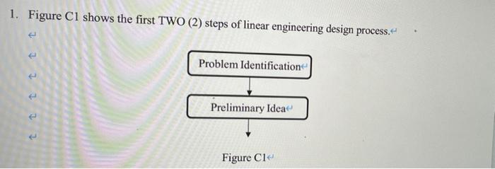 Solved 1. Figure CI shows the first TWO (2) steps of linear | Chegg.com