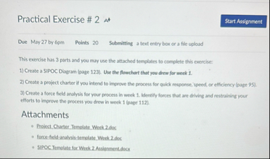 Solved Practical Exercise # 2 *Due May 27 ﻿by 6 ﻿pm Points | Chegg.com