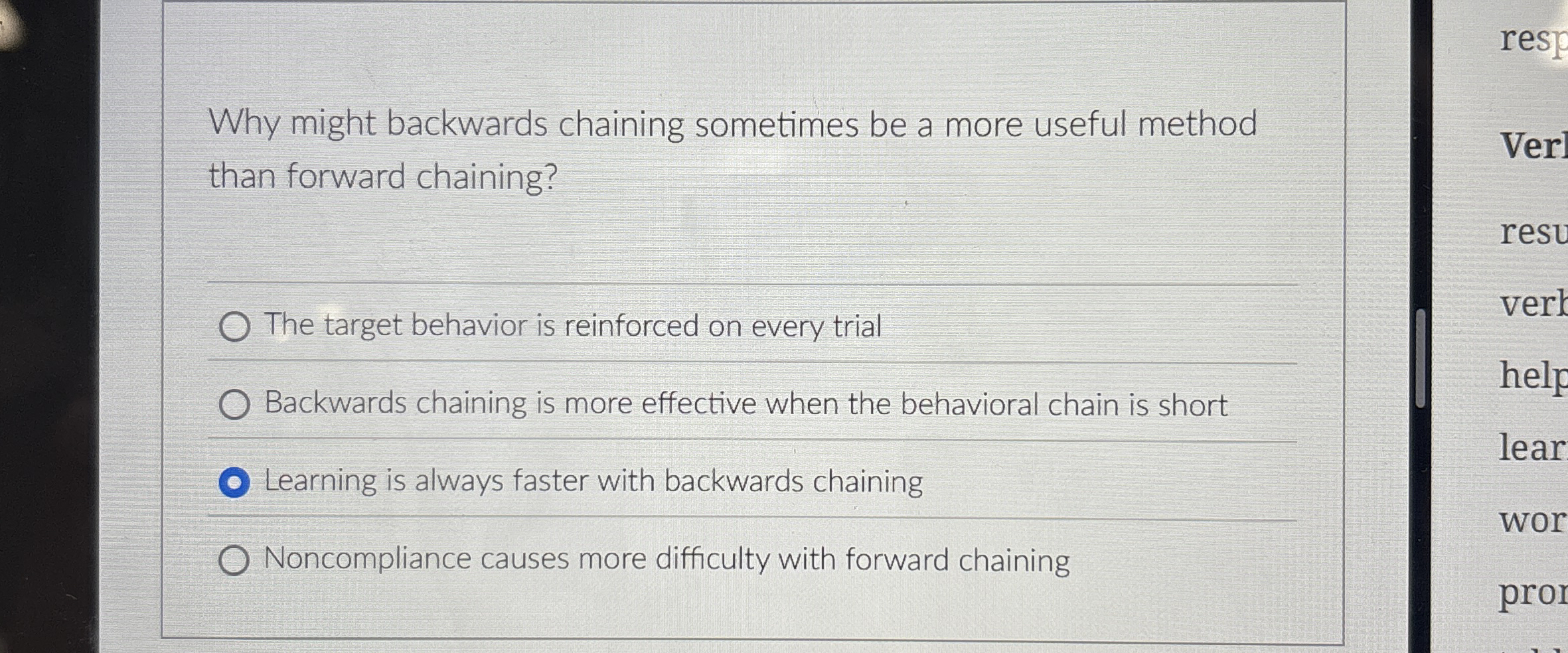 Why might backwards chaining sometimes be a more | Chegg.com
