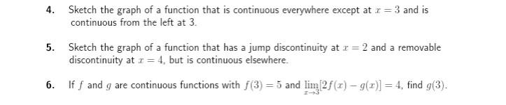 Solved 4. Sketch the graph of a function that is continuous | Chegg.com