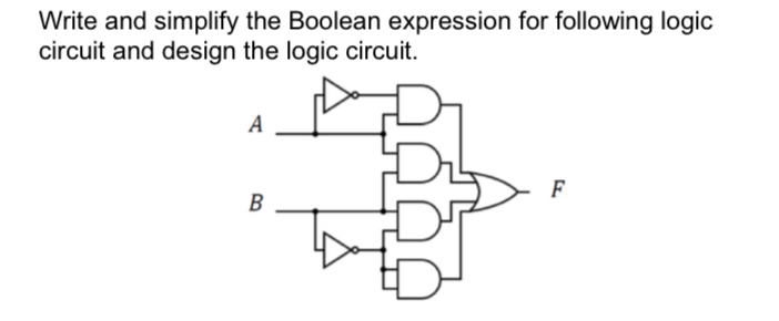 Solved Write and simplify the Boolean expression for | Chegg.com