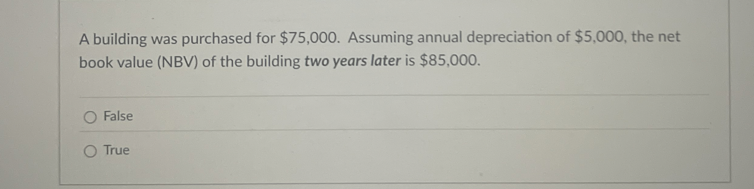 Solved A building was purchased for $75,000. ﻿Assuming | Chegg.com