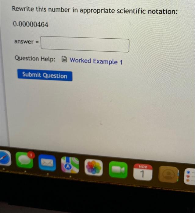Solved Rewrite this number in appropriate scientific | Chegg.com