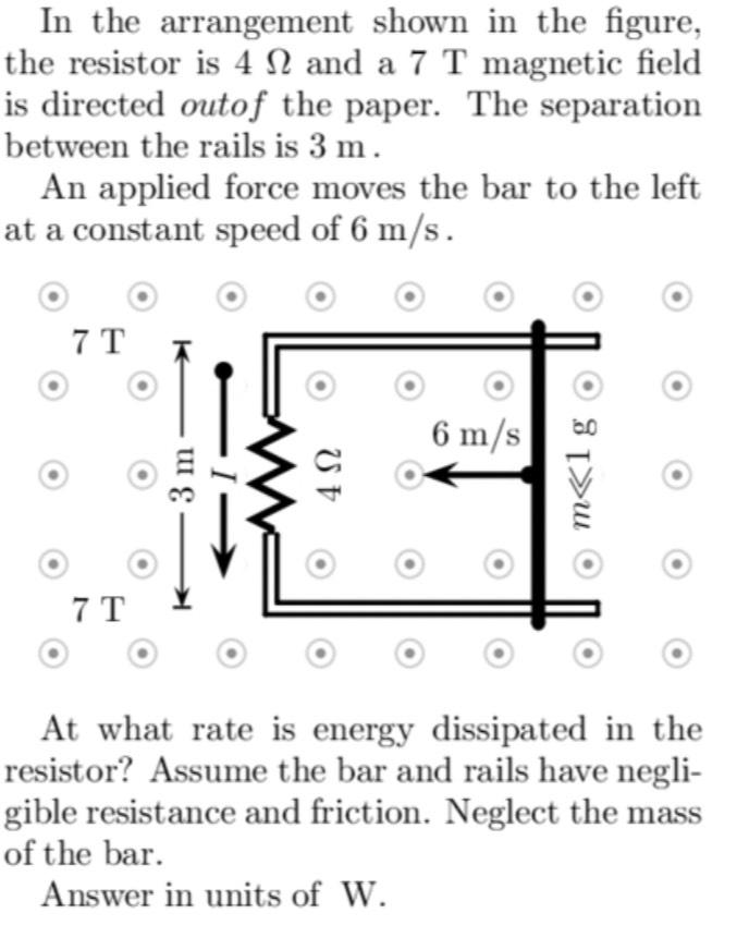 Solved In the arrangement shown in the figure, the resistor | Chegg.com