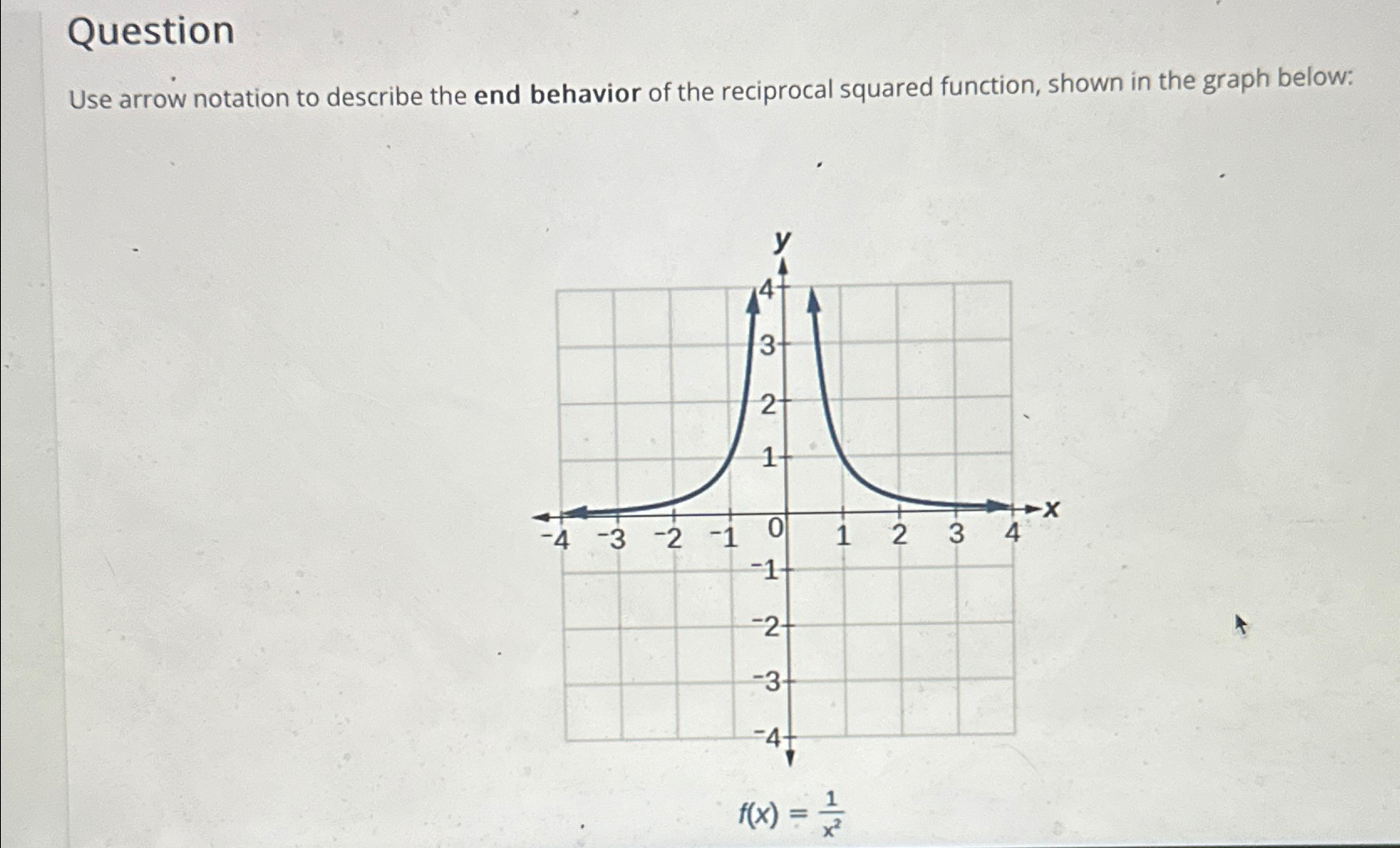 Solved Questionuse Arrow Notation To Describe The End