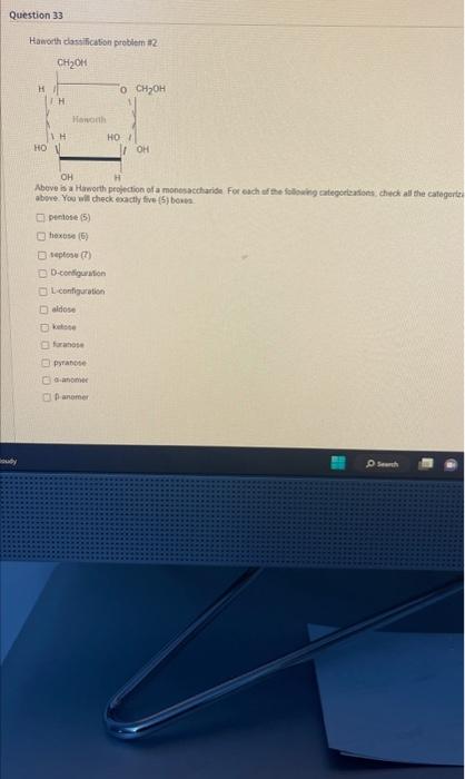Solved Hasorth classilicafion problem 22 Abeve is a Haworth | Chegg.com