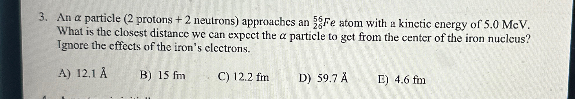 Solved An α ﻿particle ( 2 ﻿protons +2 ﻿neutrons) ﻿approaches | Chegg.com