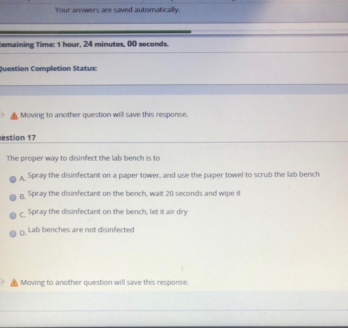 Solved Your answers are saved automatically. emaining Time: | Chegg.com