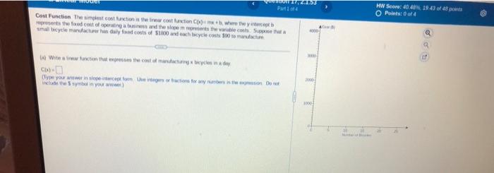 Solved Part 4 Cost Function The simplest cost function is | Chegg.com