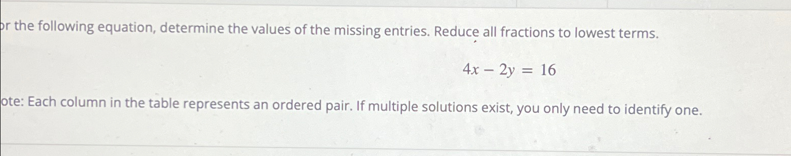 Solved or the following equation, determine the values of | Chegg.com