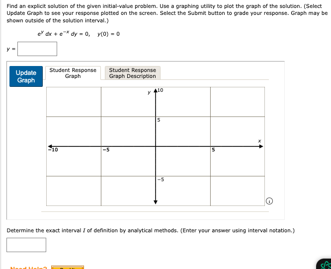 Solved Find an explicit solution of the given initial-value | Chegg.com