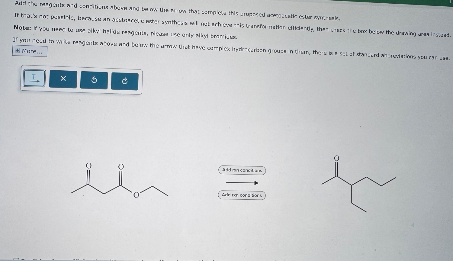 Solved Add the reagents and conditions above and below the | Chegg.com