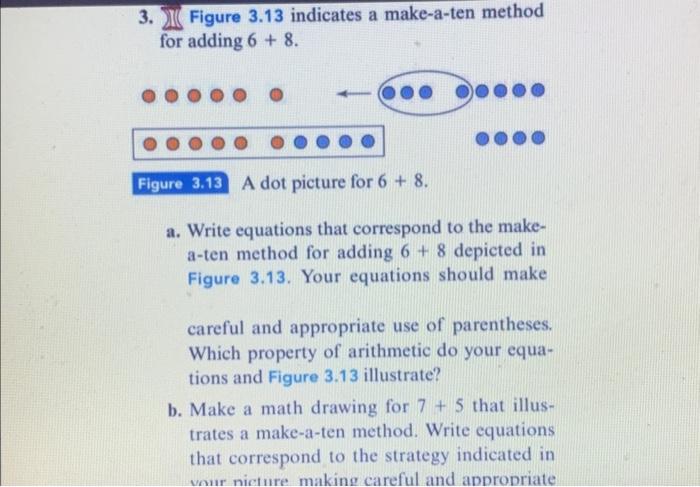 Solved for adding 6+8. 000 A dot picture for 6+8. a. Write | Chegg.com