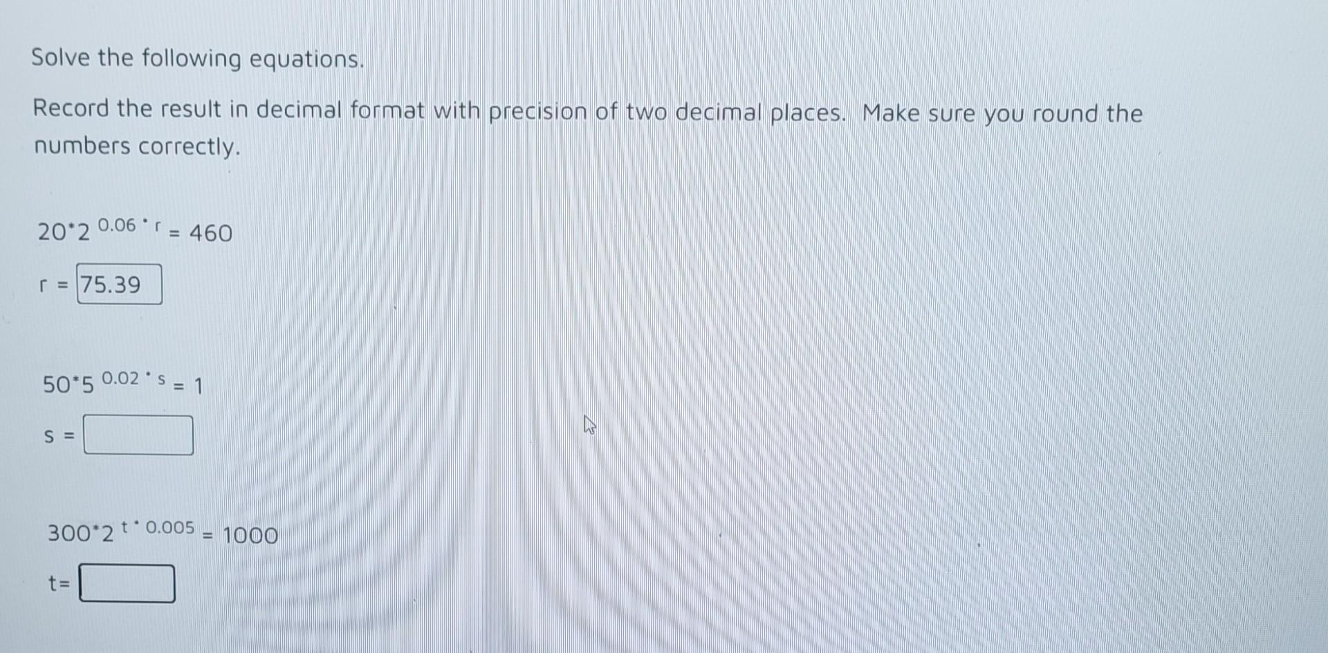 Solved ☆ record the result in decimal format with precision | Chegg.com