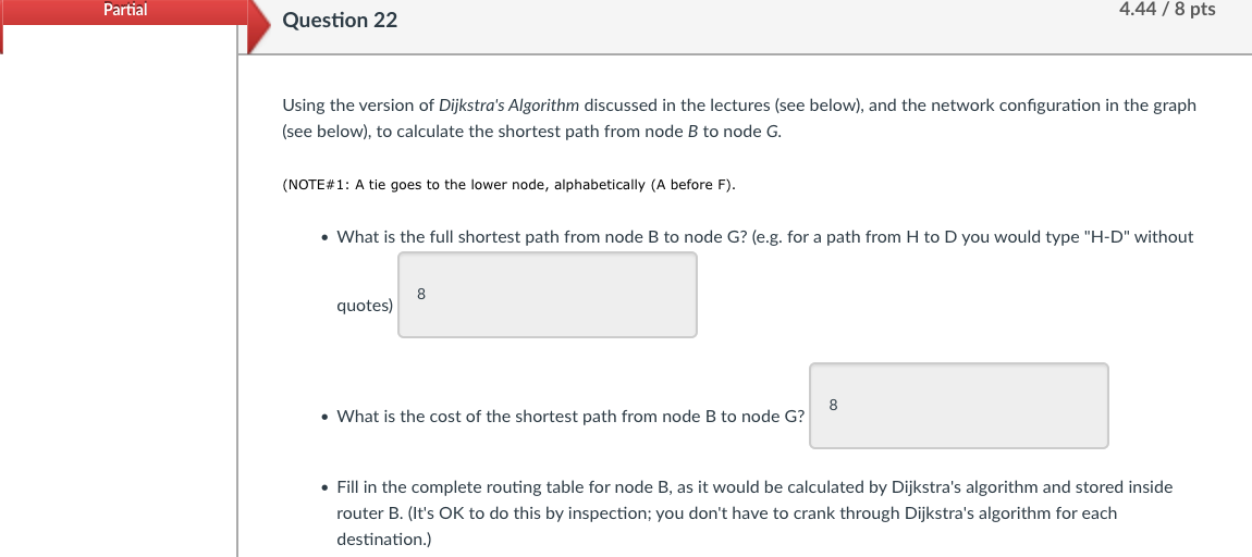 Solved Using the version of ﻿Dijkstra's Algorithm discussed | Chegg.com