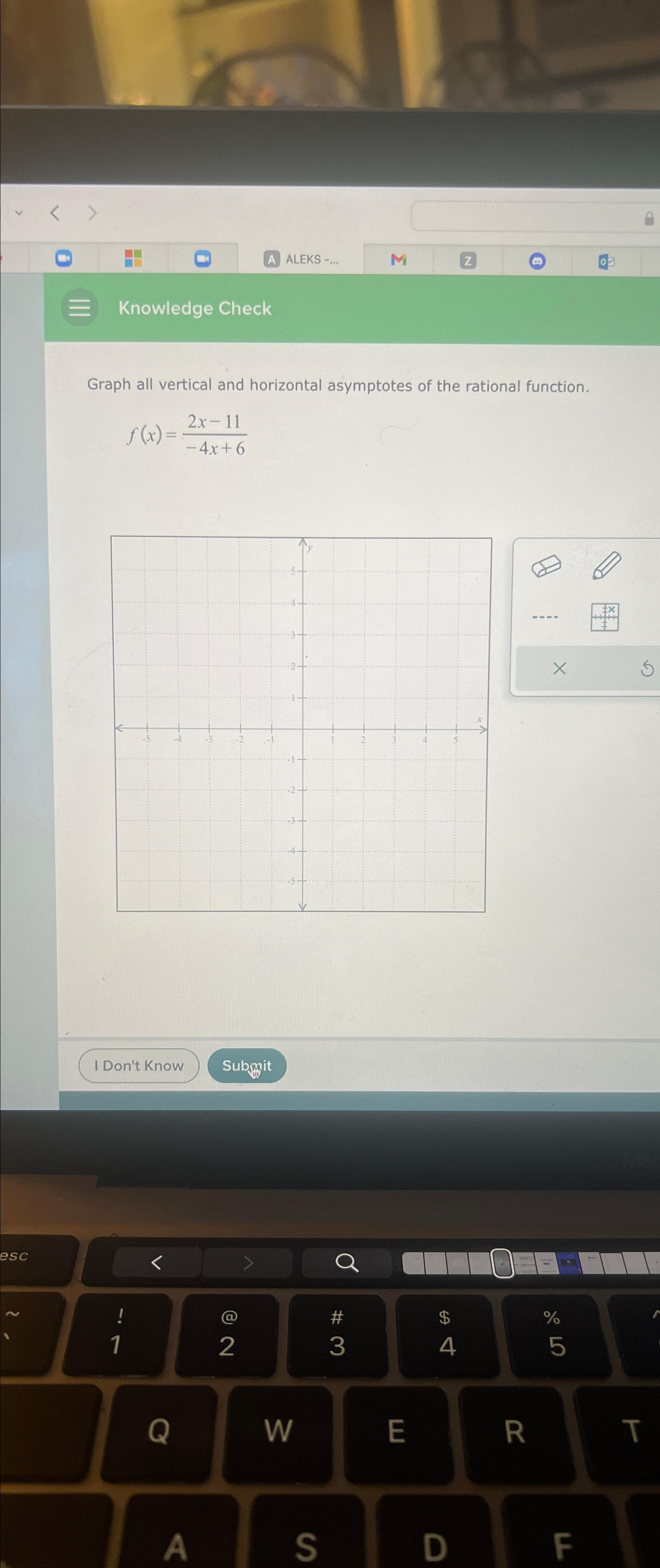 Solved Knowledge CheckGraph all vertical and horizontal | Chegg.com