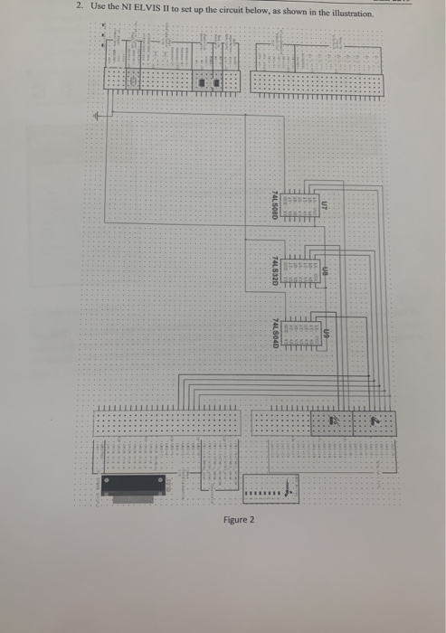 2. Use the NI ELVIS II to set up the circuit below, | Chegg.com