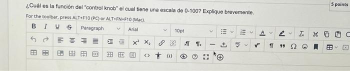 Solved What is the function of the "control knob" which has | Chegg.com