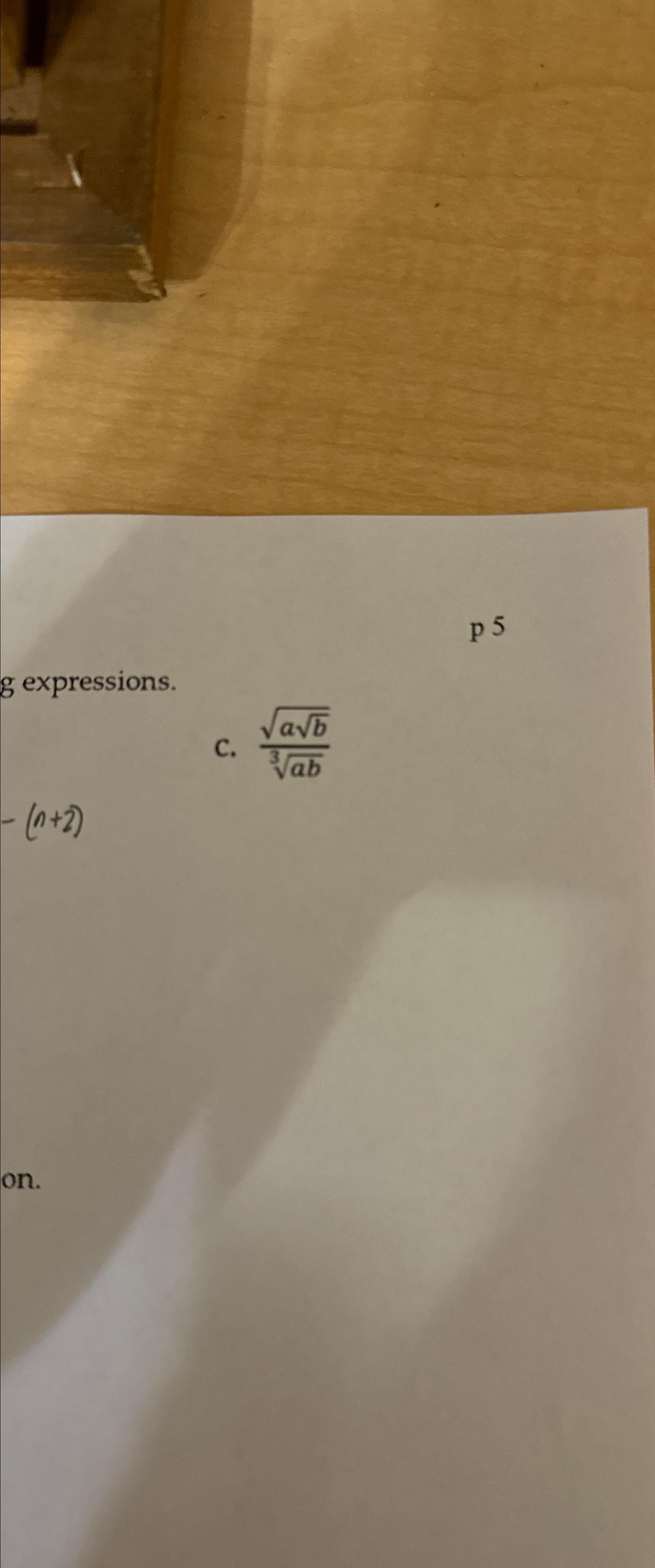 Solved p 5g expressions. ab22ab3 | Chegg.com