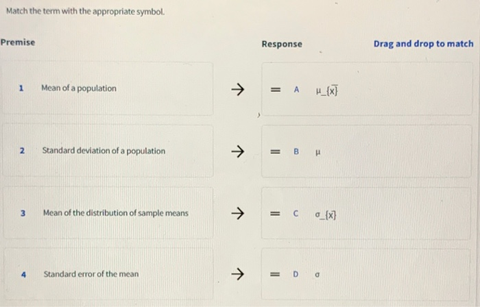 Solved Match the term with the appropriate symbol. Premise | Chegg.com