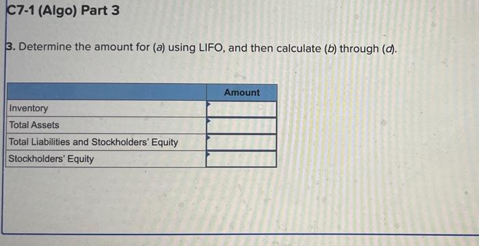 Solved 27.1 (Algo) Computing and Evaluating Financial | Chegg.com