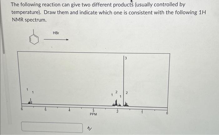 The following reaction can give two different | Chegg.com