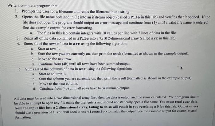 Solved Irite a complete program that: 1. Prompts the user | Chegg.com
