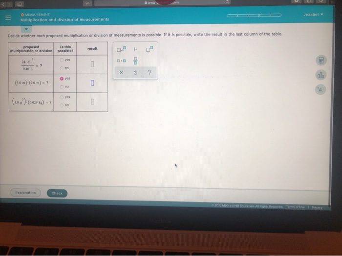 Solved Decide whether each proposed multiplication or | Chegg.com