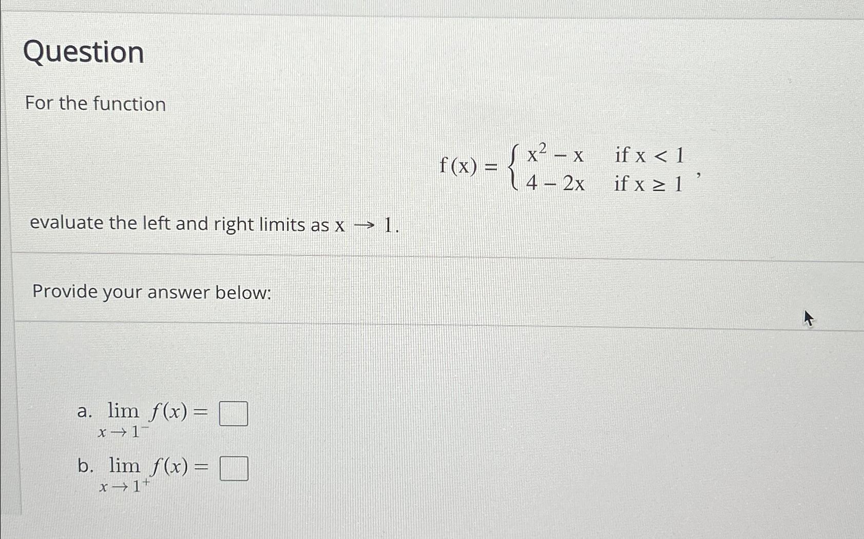 Solved QuestionFor the | Chegg.com