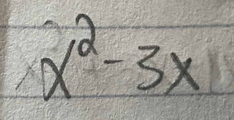 Solved x2-3x | Chegg.com