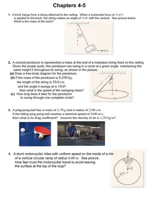 Solved please help me solve this homwork 4 problems in a | Chegg.com