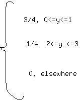 Solved Find the variance of Y if fY(y)={ 3 / 4, 0