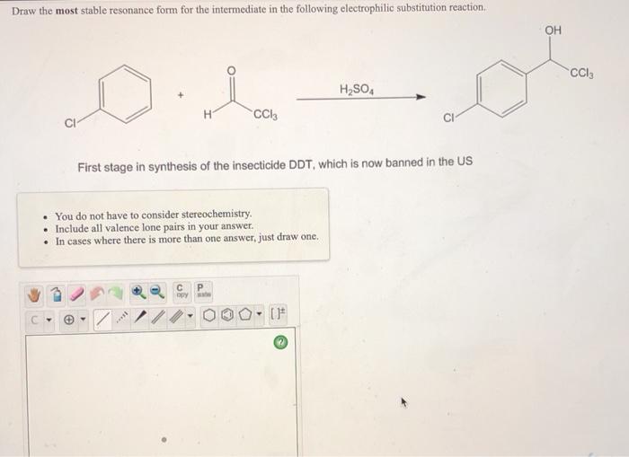 Solved Draw the most stable resonance form for the | Chegg.com