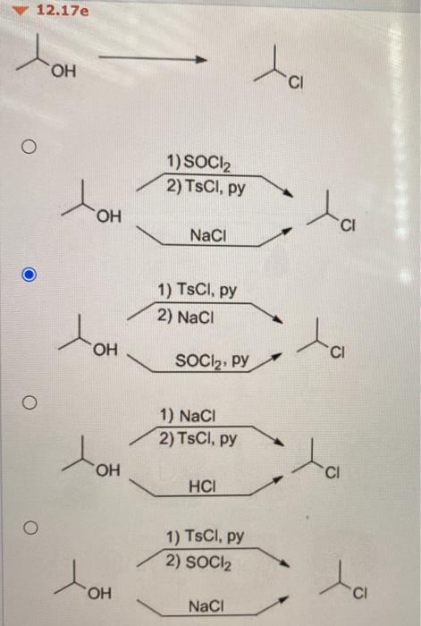 Solved Practice the Skill 12.17 Identify the reagents you | Chegg.com