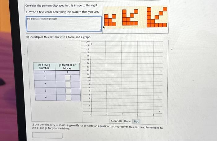 Solved Consider the pattern displayed in this image to the | Chegg.com